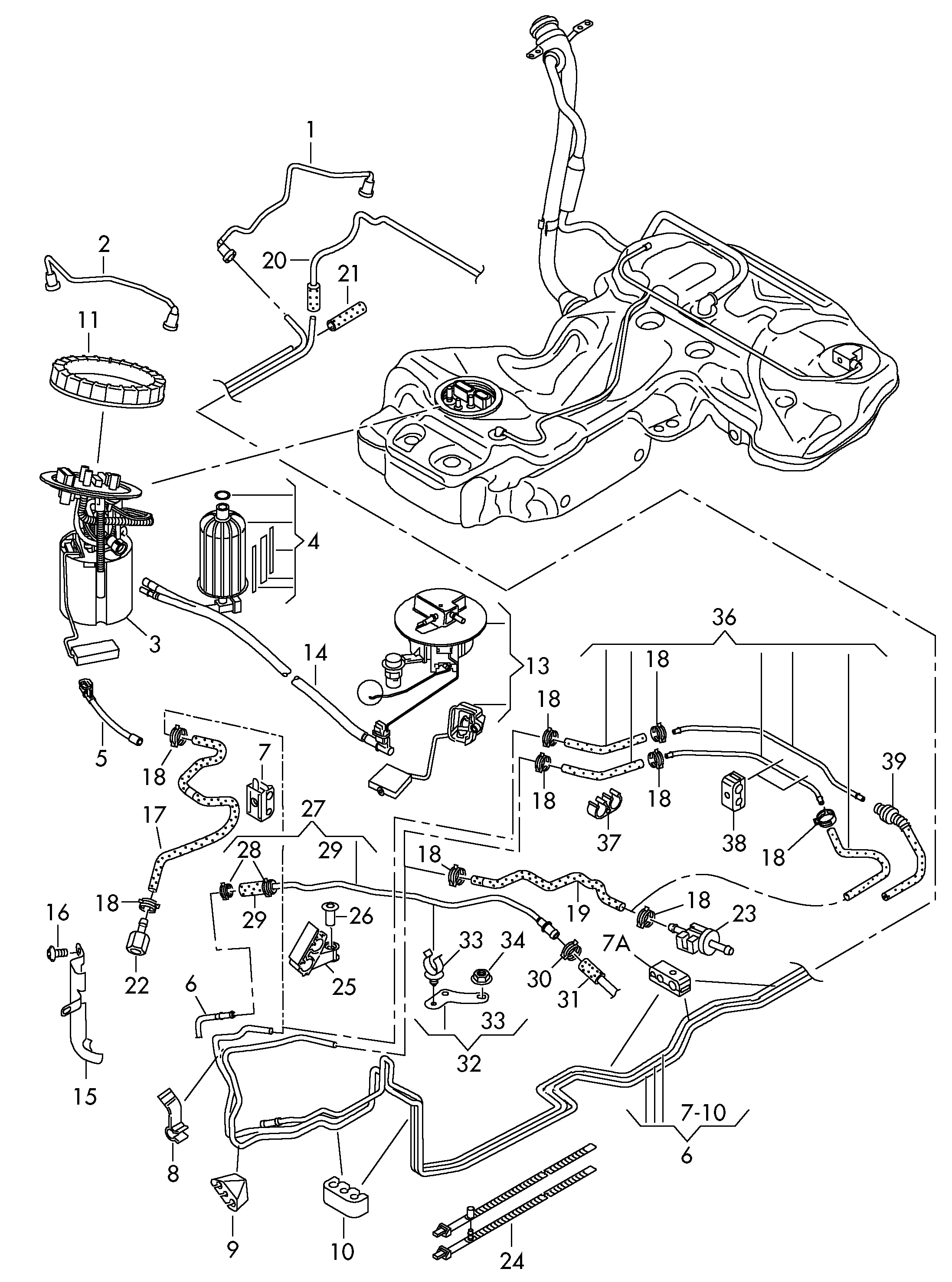 Audi RS5 Coupe Quattro 2010 2016 Fuel Filter Fuel Line Suction audi-rs5-coupe-quattro-2010-2016-fuel-filter-fuel-line-suction